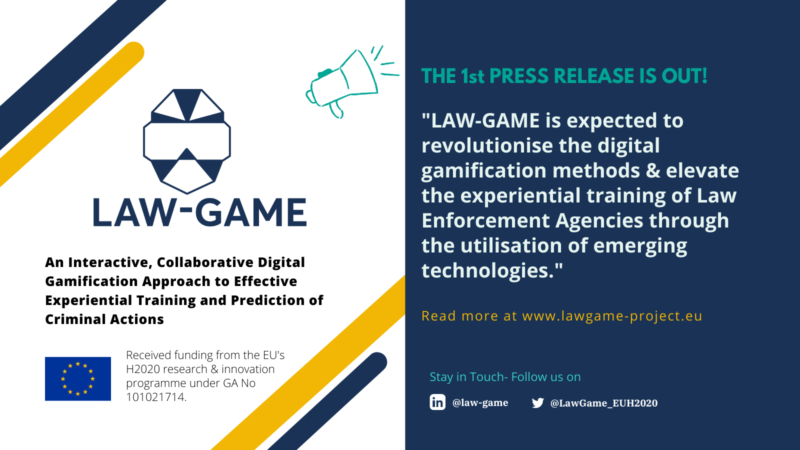 LAW-GAME: experiential training through gamification tech